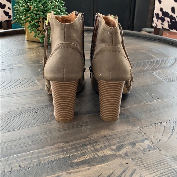 XOXO | Shoes | Xoxo Peeptoe Ankle Boots | Poshmark